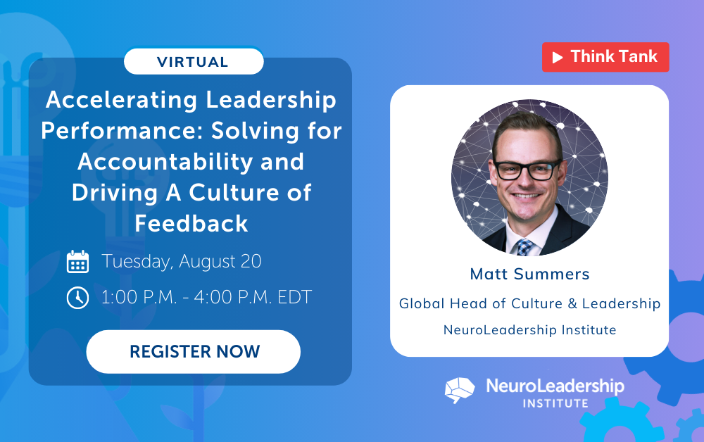 Virtual Event Think Tank: Accelerating Leadership Performance: Solving ...