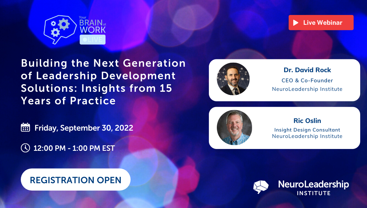 The Next Generation of Leadership: Insights from 15 Years of Practice