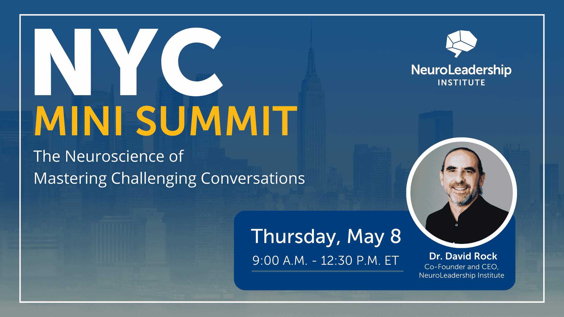Invitation Only: NeuroLeadership Institute Virtual Mini Summit May 21