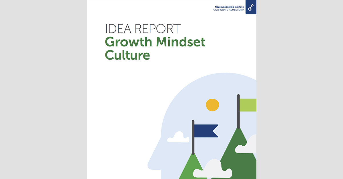 NeuroLeadership Growth Mindset Report